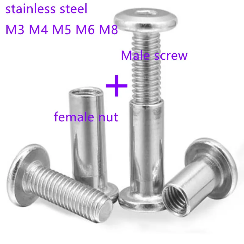 Stainless Steel Hex Bolt Screws Fasteners M6 | Stainless Steel M5 Fastener Nut - Screws - Aliexpress