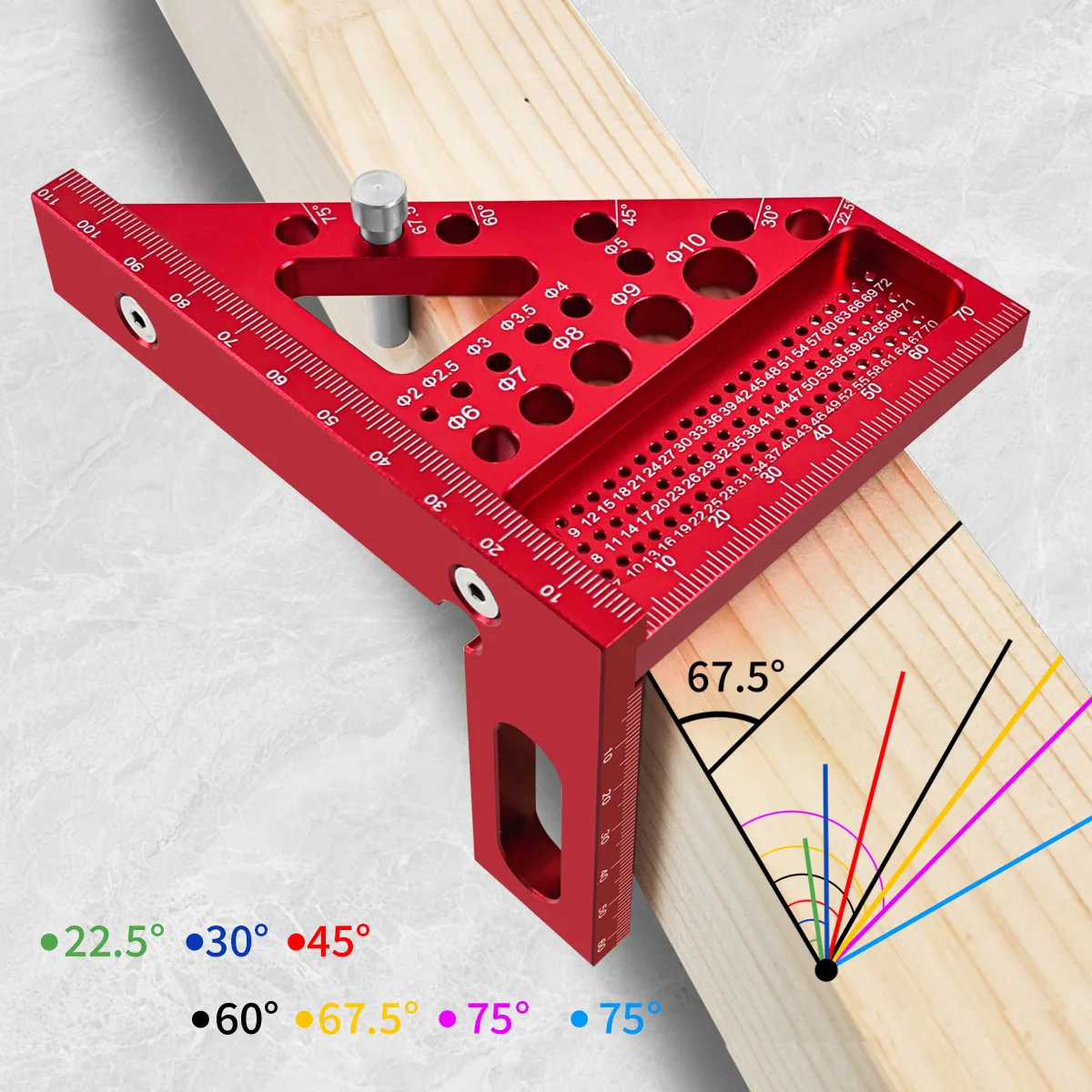 Multifunctional-Woodworking-Square-Protractor-Aluminum-Alloy-Miter ...