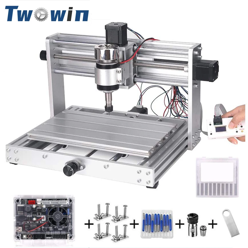 CNC-Milling-Machine-3018-Pro-MAX-Laser-Engraver-GRBL-Control-with-200W ...