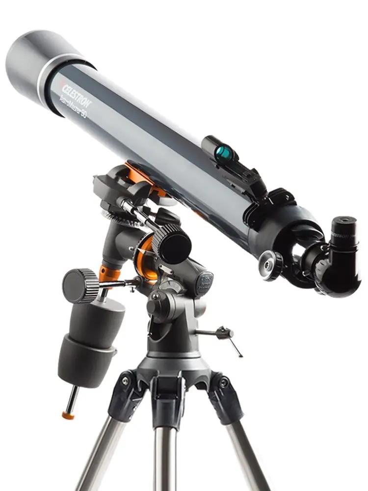 Celestron AstroMaster 90EQ telescópio astronômico 90/1000 CG 3 instrumento equatorial 1,25 ...