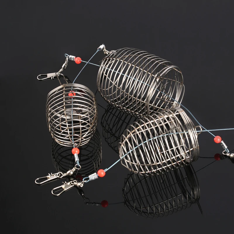 1pcs-Stainless-Steel-Fixed-point-Metal-Nesting-Device-Fishing-Cage ...
