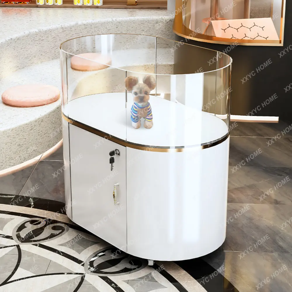 Stand-Pet-Display-Cabinet-Kennel-Display-Cabinet-Made-of-Glass-Small ...