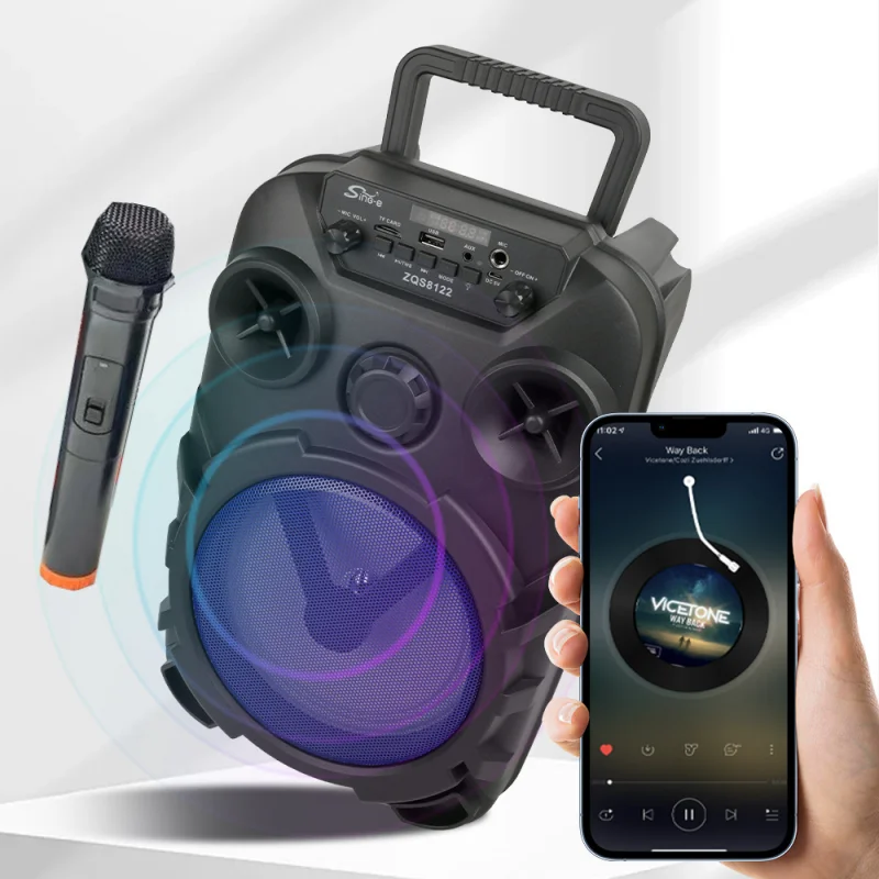 Home-High-power-Bluetooth-Speaker-Box-Portable-Column-Stereo-Surround ...