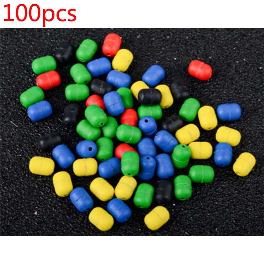 100pcs-Vertical-Buoy-Sea-Fishing-Floats-Bean-with-Pins-Anti-collision ...