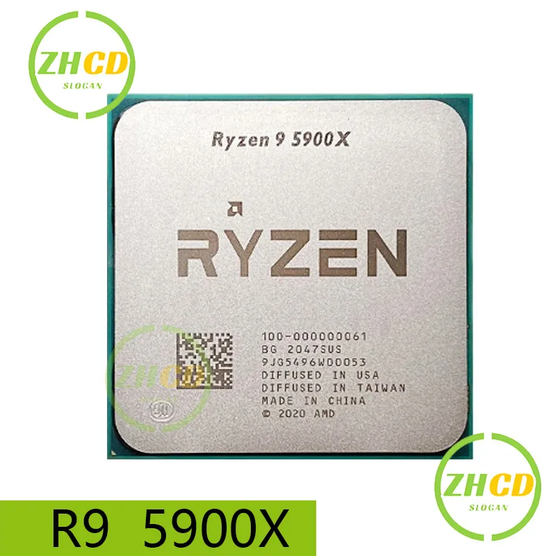 Procesador de CPU AMD Ryzen para 9, 5900X, R9, 5900X, R9 5900x, 3,7 GHz ...