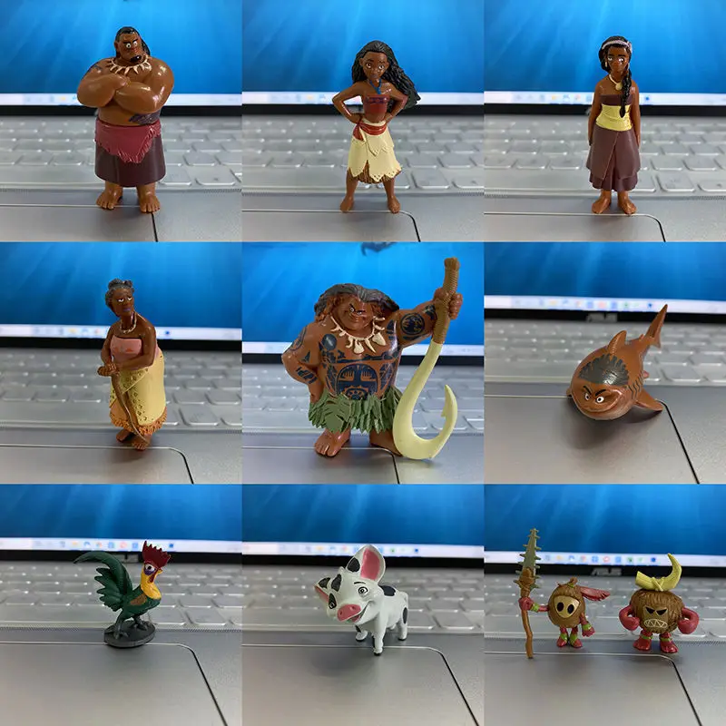 Genuine-Moana-Figure-Maui-Doll-Tabletop-Decoration-Children-Ornaments ...