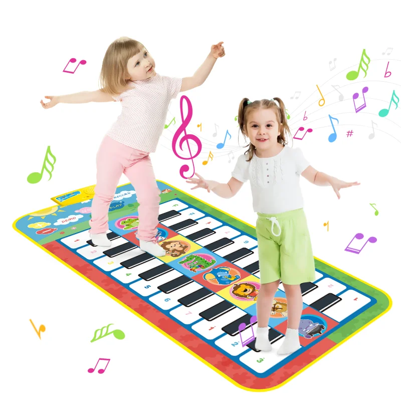 Baby-Stepping-Piano-Music-Blanket-Kids-Toddlers-Floor-Keyboard-Dance ...