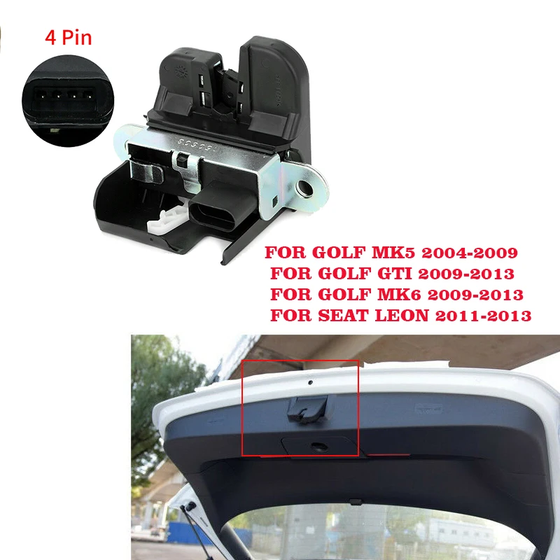 Car-Rear-Trunk-Lid-Lock-Latch-Tailgate-Block-For-VW-Golf-5-6-GTI-MK5 ...