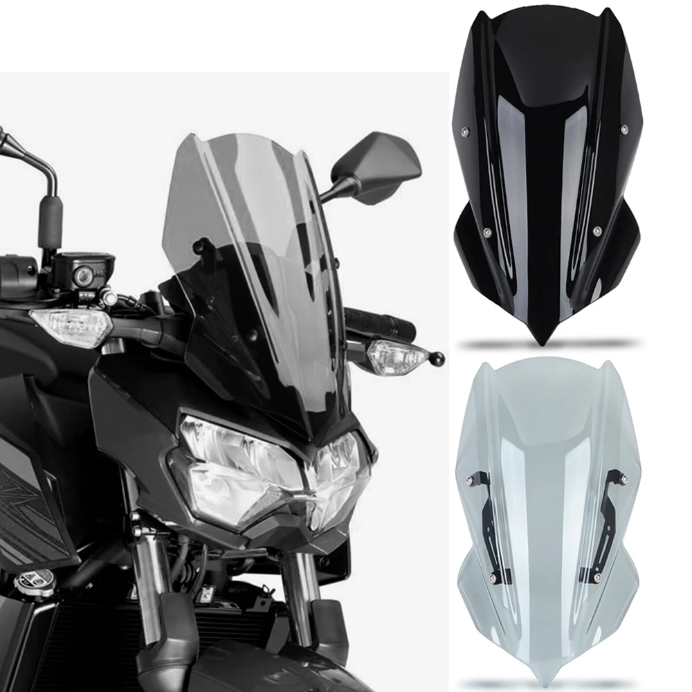 Windshield For Kawasaki Z250 Z400 2019 2020 2021 Motorcycle Windscreen ...