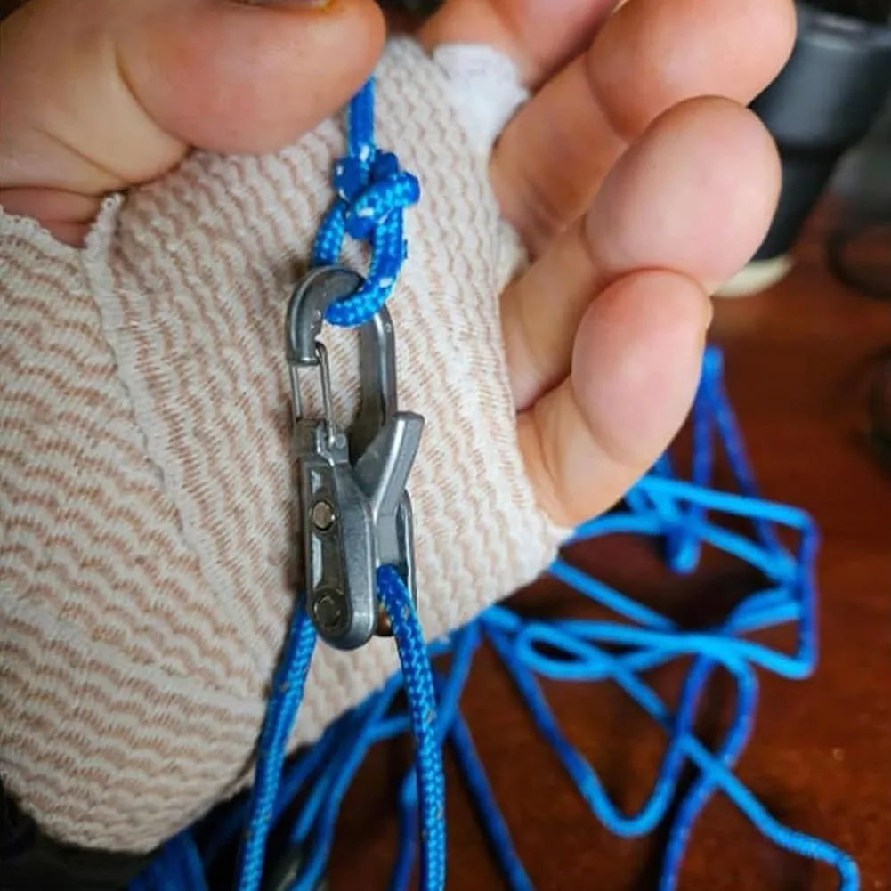 Lock Buckle Rope with Roller Tensioner Non-Slip Heavy-duty Paracord ...