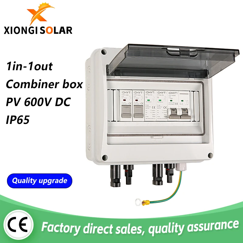 New-600V-1-Input-1-Output-Solar-PV-Combiner-Box-With-Lightning ...