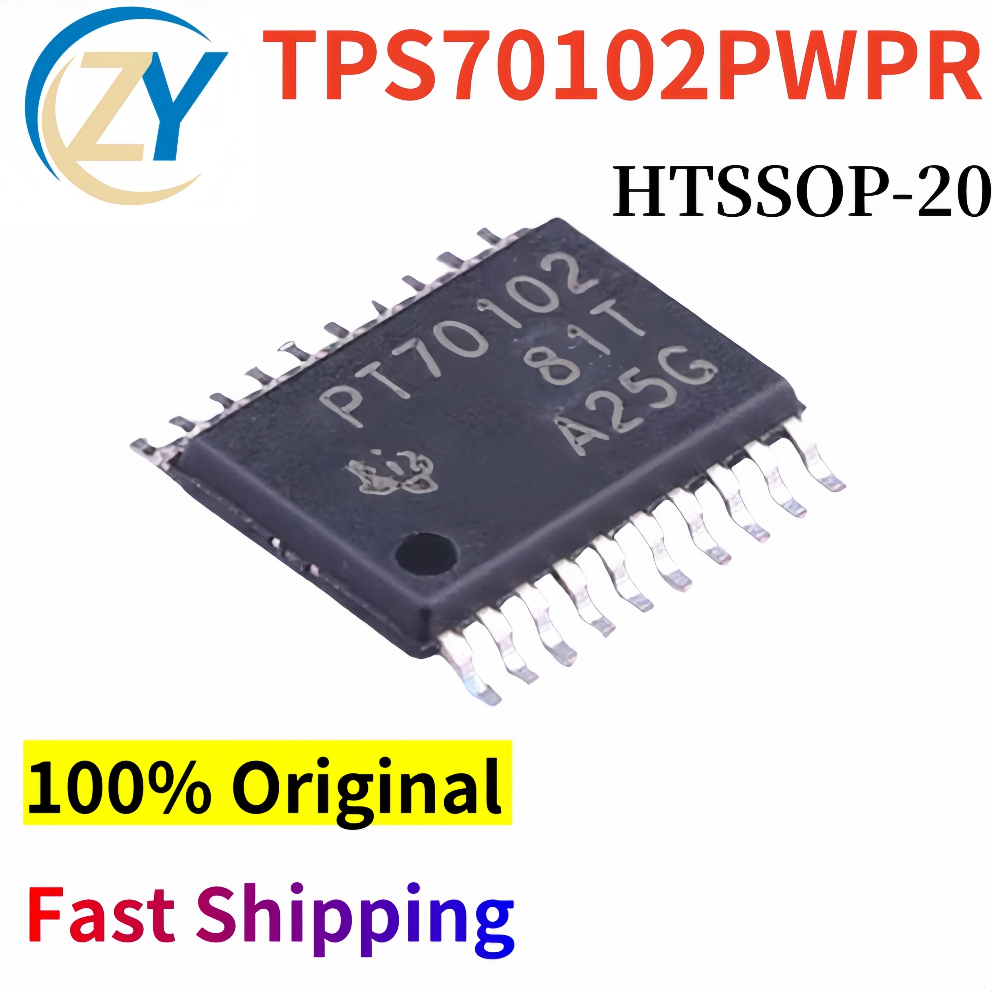 100-Original-TPS70102PWPR-Regulators-TPS70102-HTSSOP-20-1-224V ...