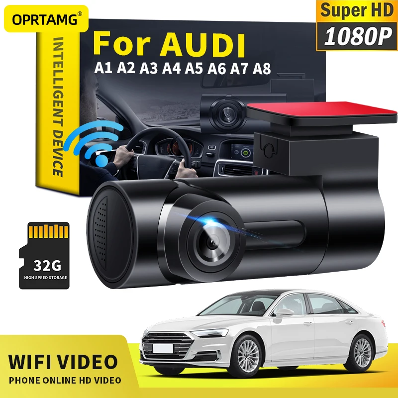 OPRTAMG Car DVR MSC 1080P HD Camera WiFi Dash Cam For Audi A1 8X1 8XK ...