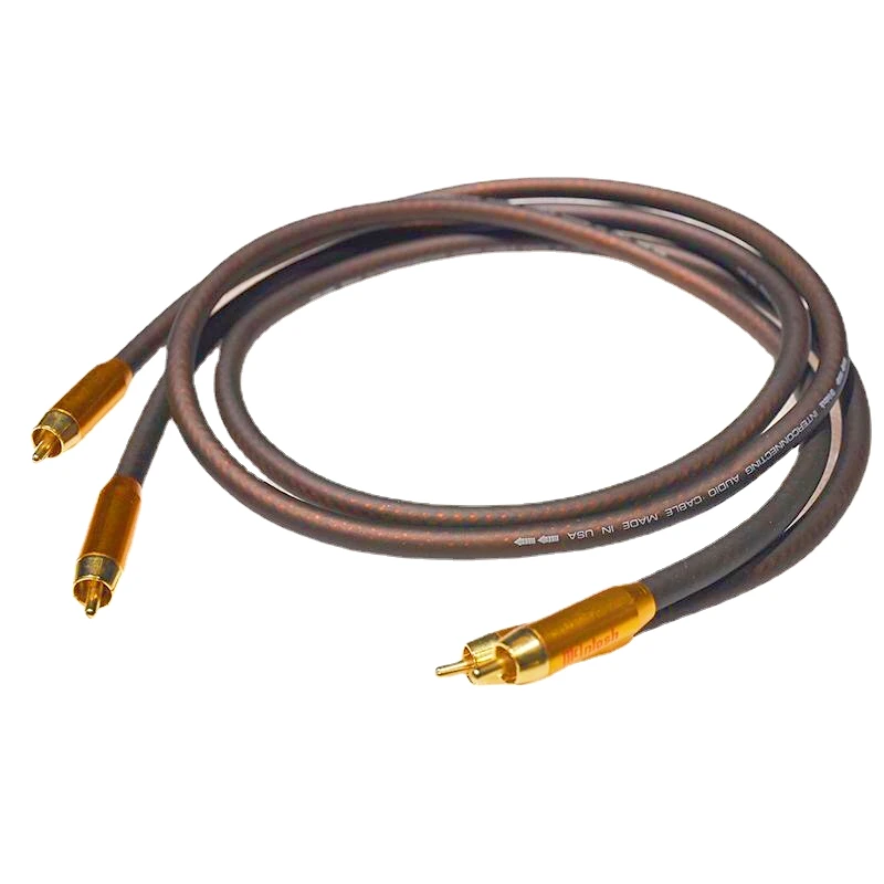 Mcintosh Audio Signal Cable Gold-plated Rca Plug Pure Copper Hifi Audio ...