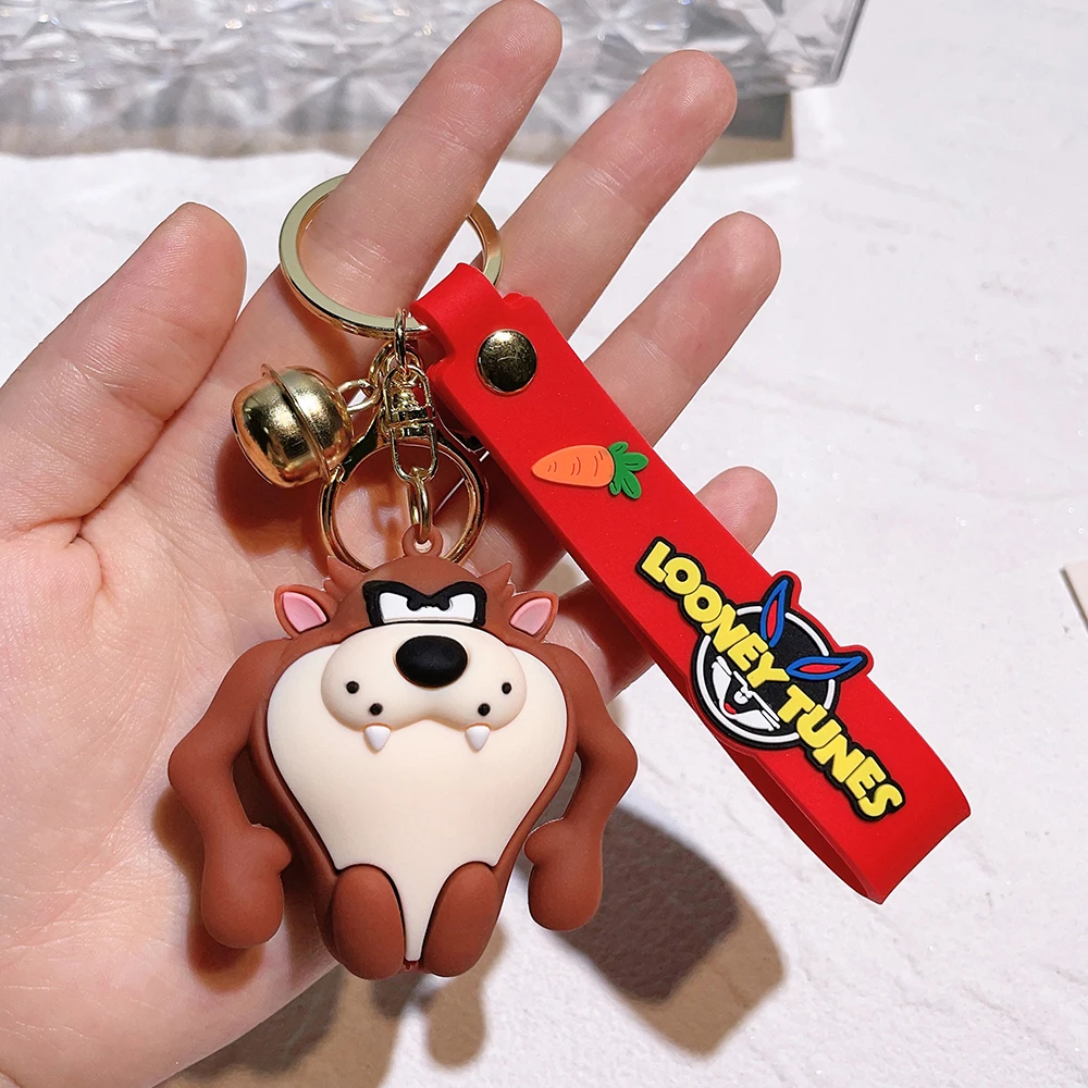 Disney-Cartoon-Keychain-Anime-Cute-Figure-Taz-Bus-Bunny-Keyring-Bag ...