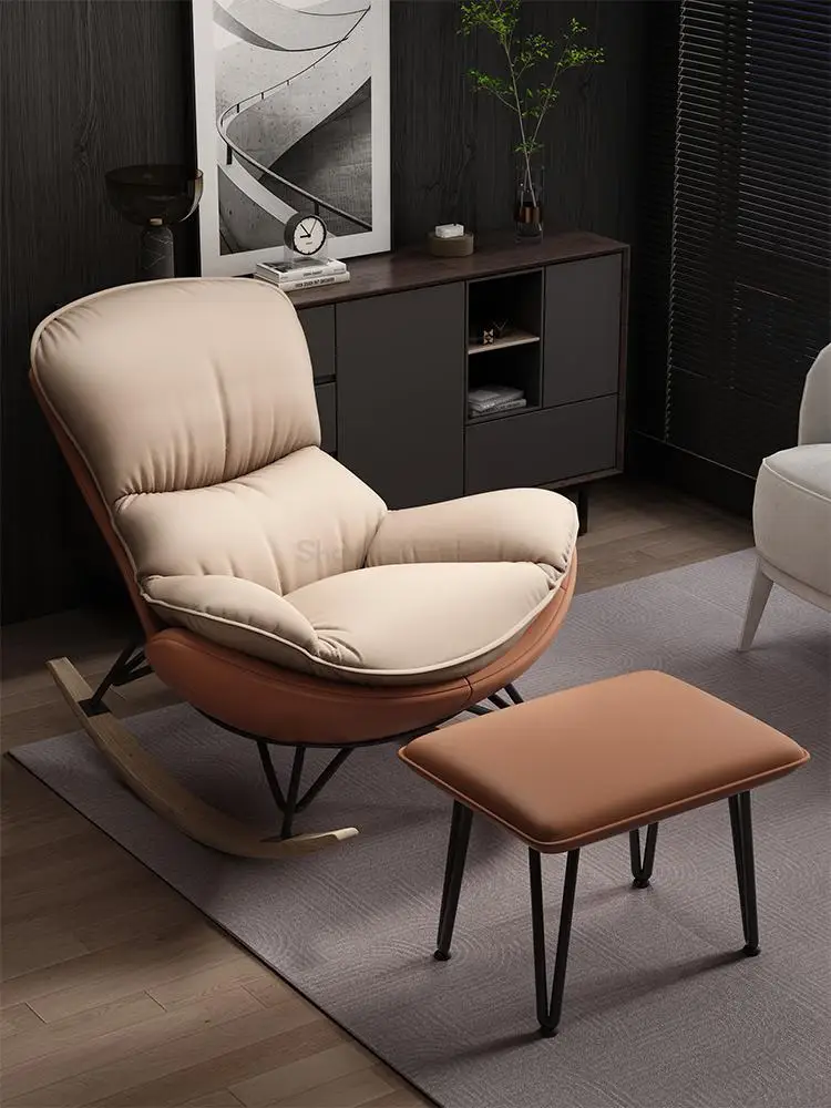 Rocking-Chair-Lounger-Lounger-Lounger-Leisure-Home-Light-Luxury-Rocking ...