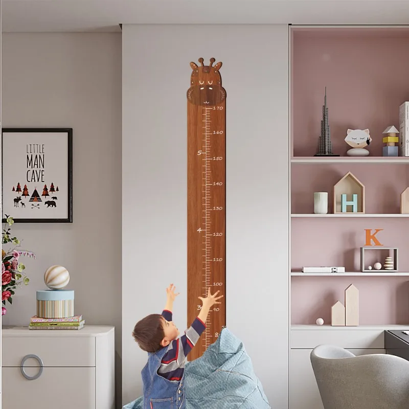 Wooden-Wall-Stickers-Children-s-Height-Stickers-Home-Decoration-Height ...