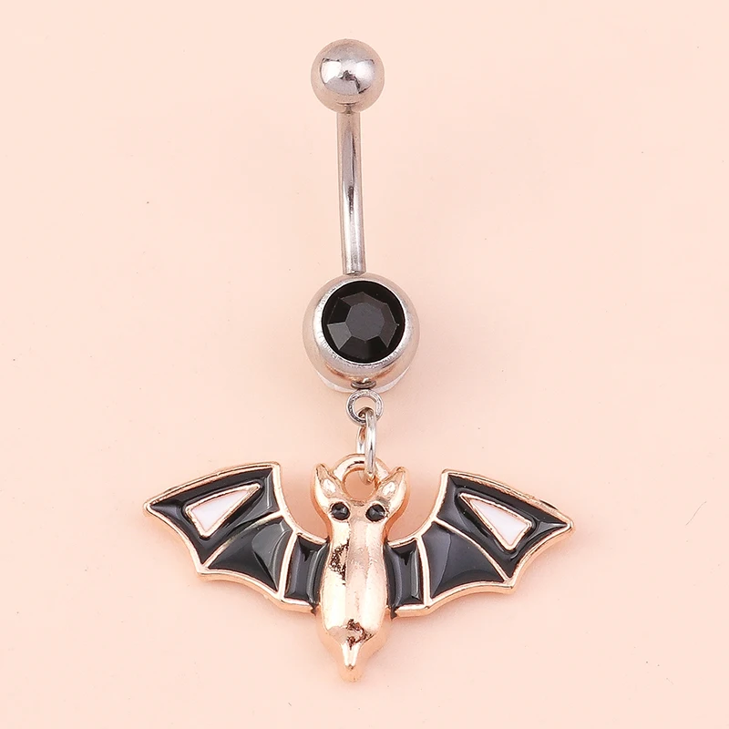 Cartoon-Enamel-Halloween-Bat-Belly-Button-Rings-Navel-Rings-Sexy ...