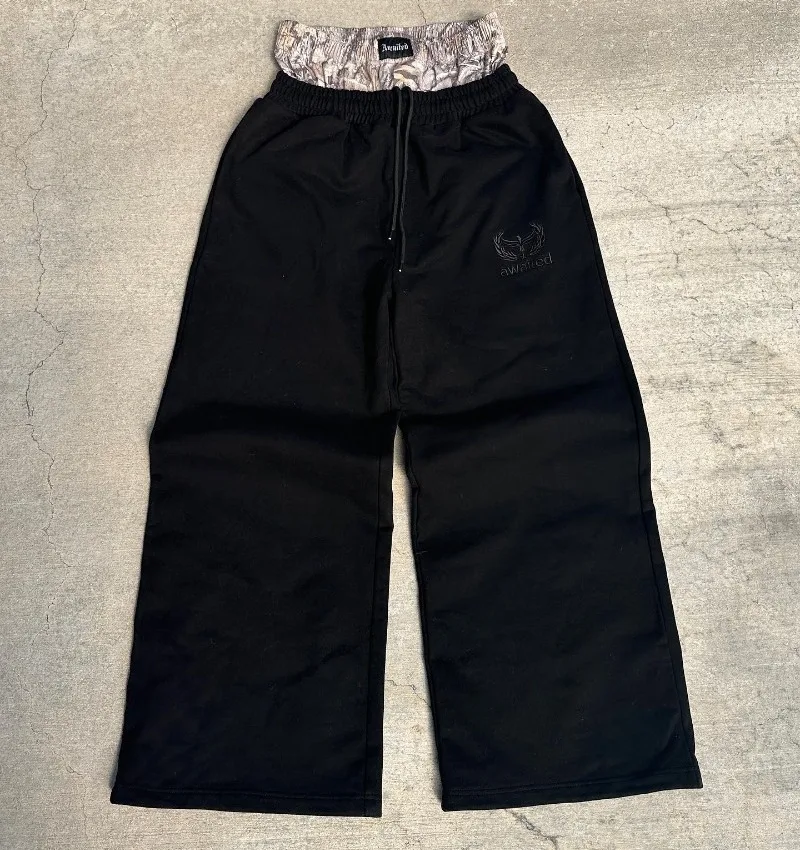 Y2K-Harajuku-pants-camouflage-Embroidered-double-waist-high-quality ...