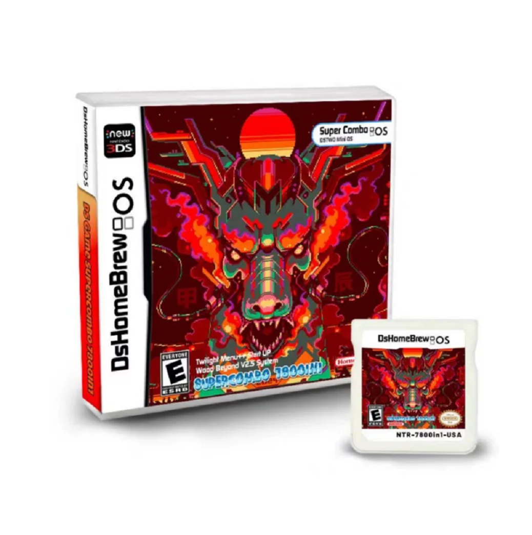 NDS 7800 IN1 Game Collection R4 3DS Flash Card NDS Pixel Zelda Theme ...