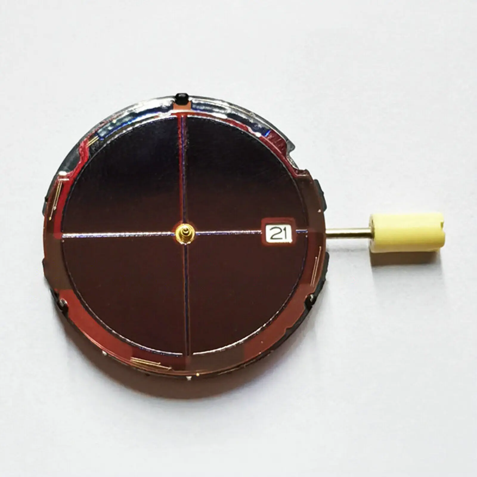 Quartz-Watch-Movement-Solar-Charging-single-Calendar-Movement-w-Battery ...