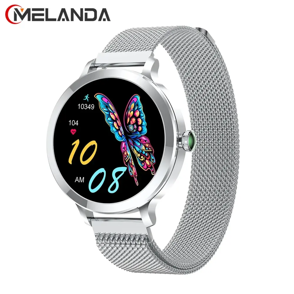 MELANDA-AMOLED-Touchscreen-Bluetooth-Call-Smart-Watch-Woman-Sport ...