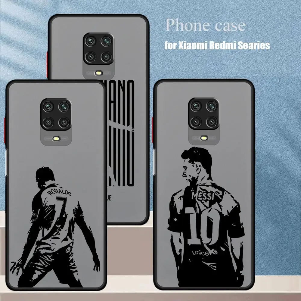Sleek Spuerstar Messi-Themed Phone Case for Redmi 9 (F05)