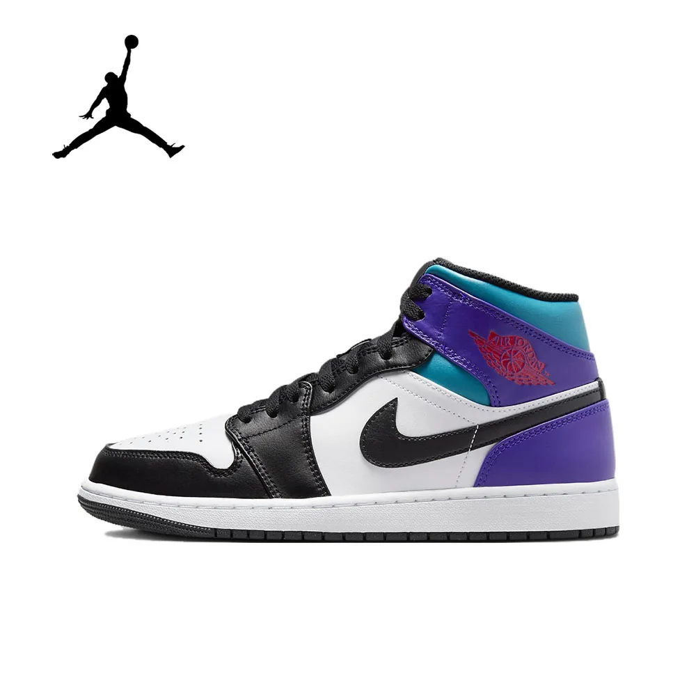Nike-zapatillas-de-baloncesto-Air-Jordan-1-Mid-para-hombre-zapatos-cl ...