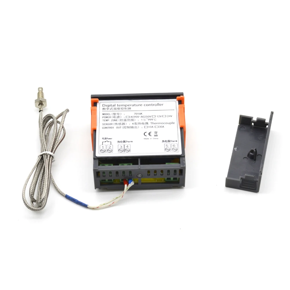 7016K-Digital-thermostat-10A-30A-K-type-thermocouple-1M-Temperature ...