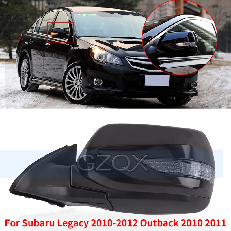 Capqx 9pin Electrical Folding Mirror For Subaru Legacy 2010-2012 ...