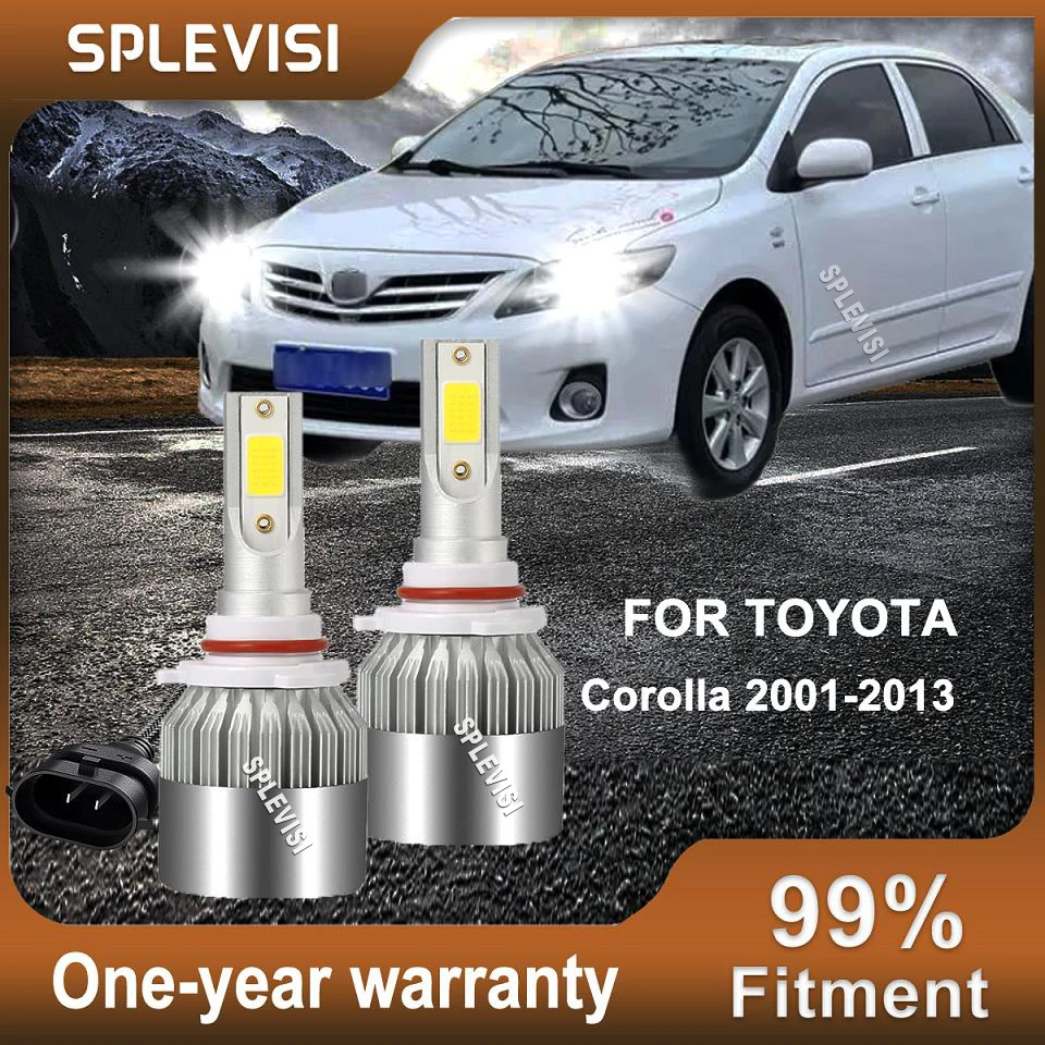 LED-Headlight-Low-Beam-Bulb-9006-HB4-White-For-Toyota-Corolla-2001-2002 ...