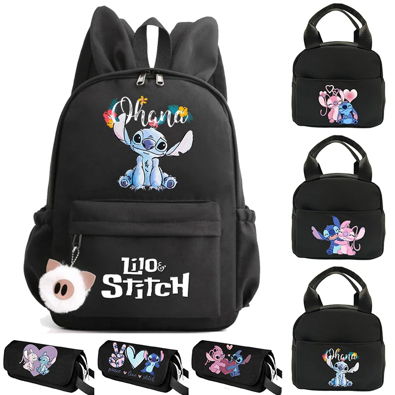 Disney-mochila-de-Lilo-Stitch-para-ni-a-ni-o-estudiante-adolescente-ni ...