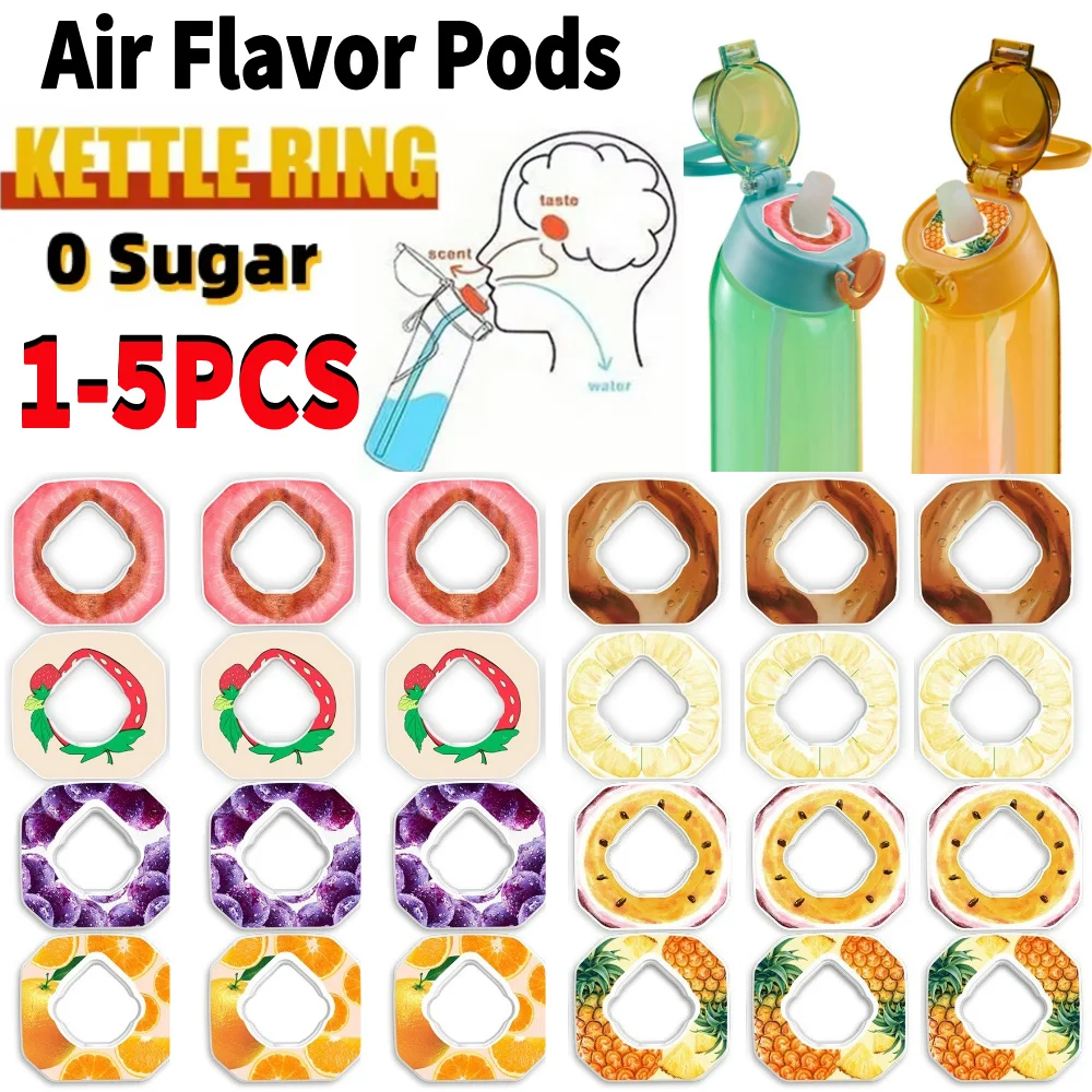 Multi-Flavor Water Cup Fragrance Ring Scented Pods Flavor Pods Sports ...