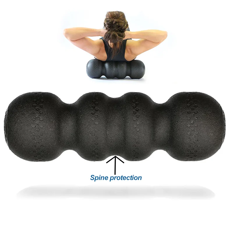 Foam-Roller-Peanut-Yoga-Roller-45CM-EPP-High-Density-Back-Neck-Massage-Muscle-Recovery-Deep ...