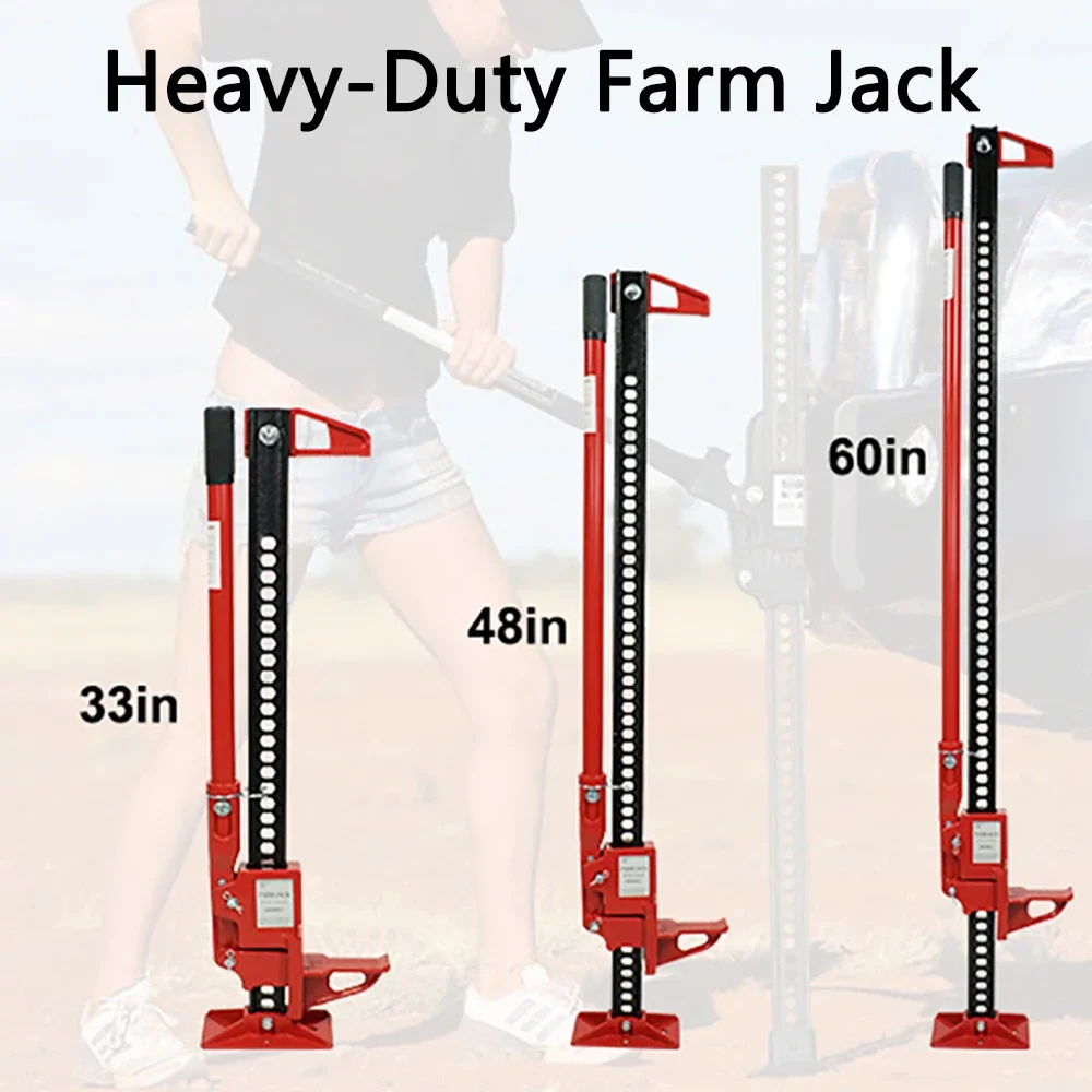 3 Ton Farm Jack, 7000 Lbs Capacity Utility Farm Jack, Universal Heavy ...