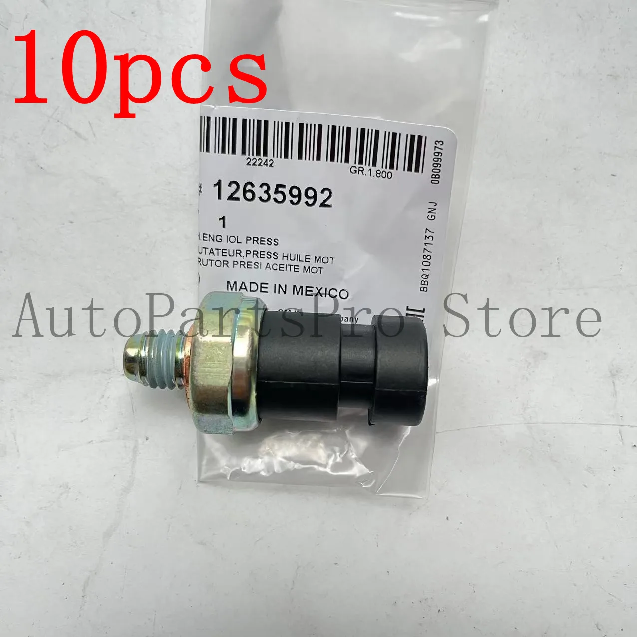10X-Engine-Oil-Pressure-Switch-ASSY-Sensor-OEM-12635992-24577642-For ...