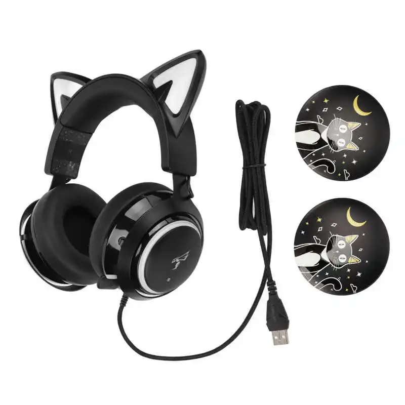 Somic gaming headset gato orelha pc surround som fone de ouvido 7.1usb ...