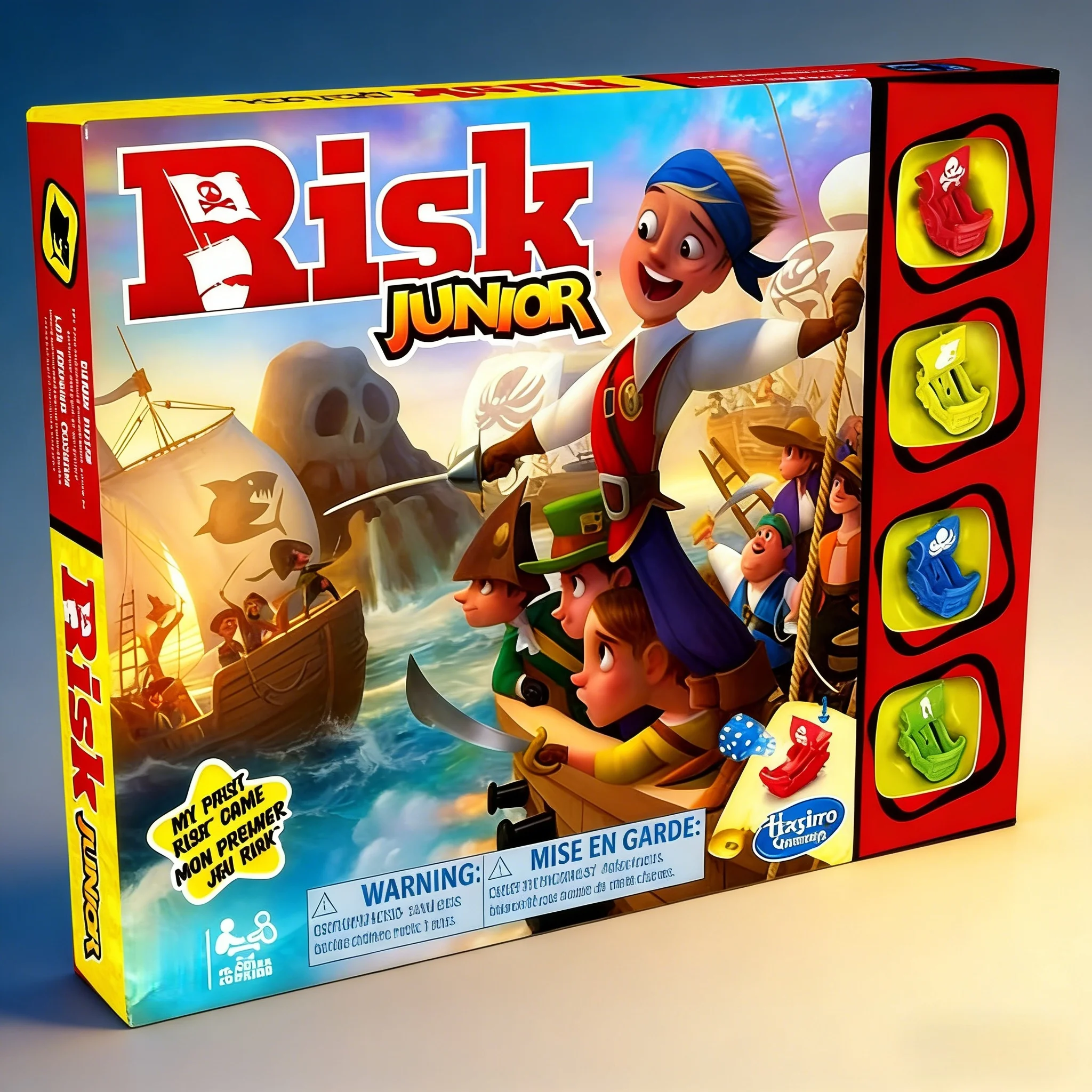 Risk Junior: Pirates Edition | Classic Hasbro Board Game | Educational ...