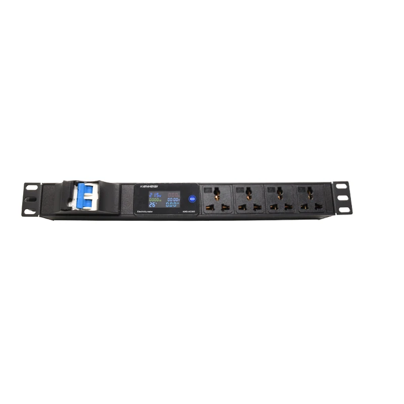 Cabinet Rack PDU Power Strip Distribution Unit Digital voltage measuri ...