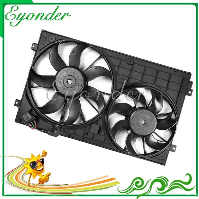 Cooling-Air-Conditioning-AC-Condenser-Fan-for-Volkswagen-TOURAN-RABBIT ...