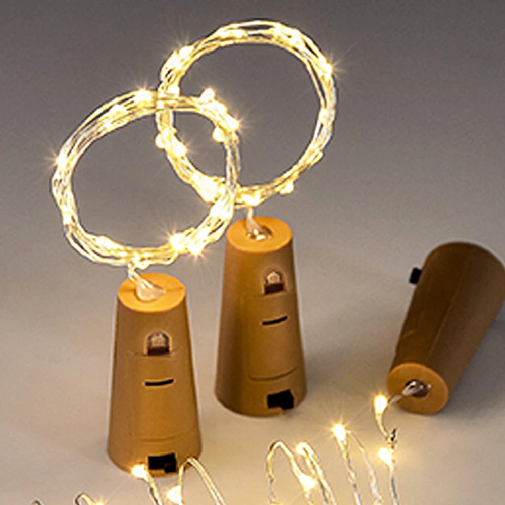 Luces-LED-para-botella-de-vino-con-corcho-luces-de-corcho-de-1M-2M-3M ...