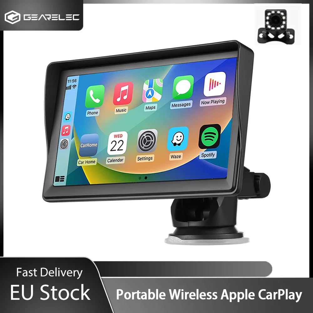 Gearelec-7-Inch-Autoradio-Draagbare-Draadloze-Apple-Carplay-Android ...