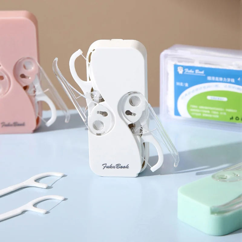 12pcs-pack-Floss-Dispenser-Automatic-Dental-Floss-Storage-Box-Reusable ...