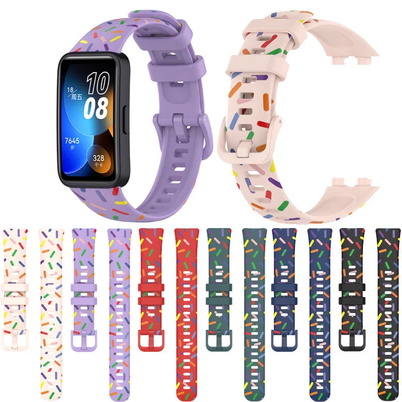 Correa-de-silicona-estampada-para-Huawei-Band-6-7-8-Honor-band-6 ...