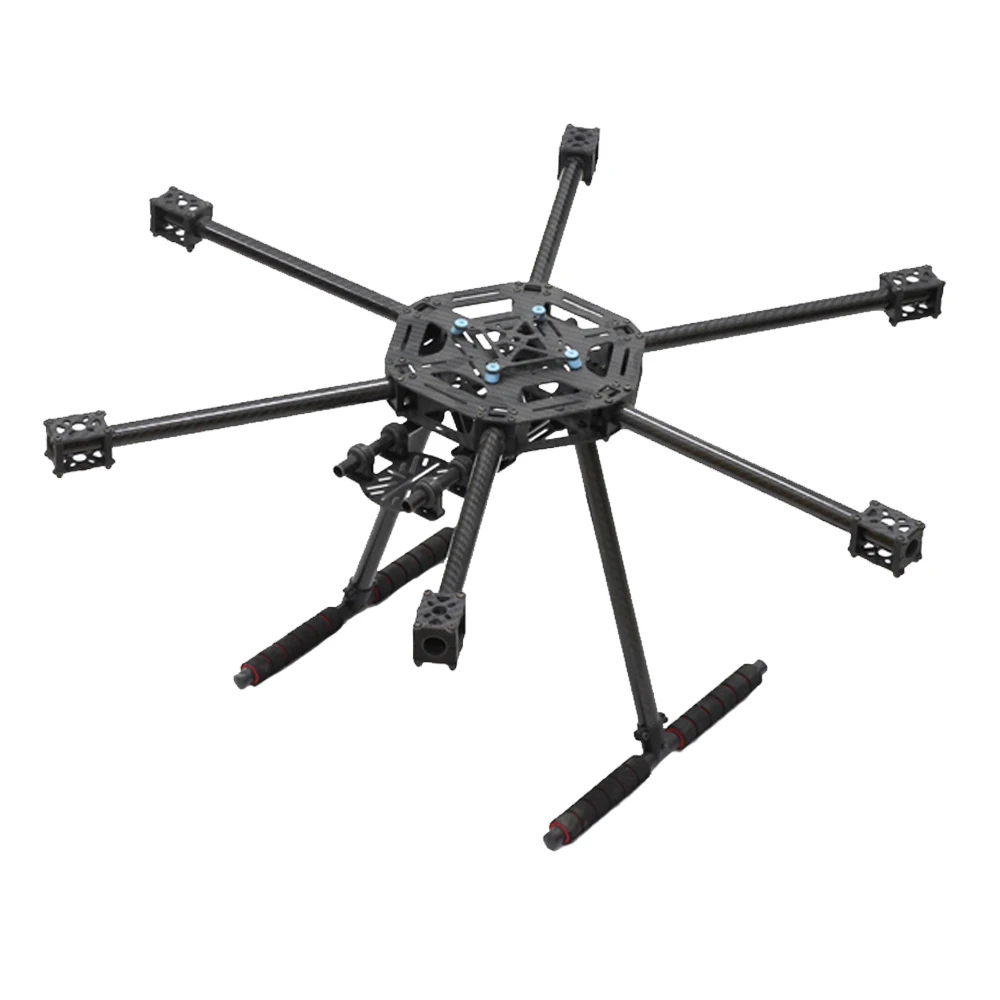 X6-X600 600 мм рама FPV Hexacopter с опорой шасси из углеродного волокна для радиоуправляемого ...