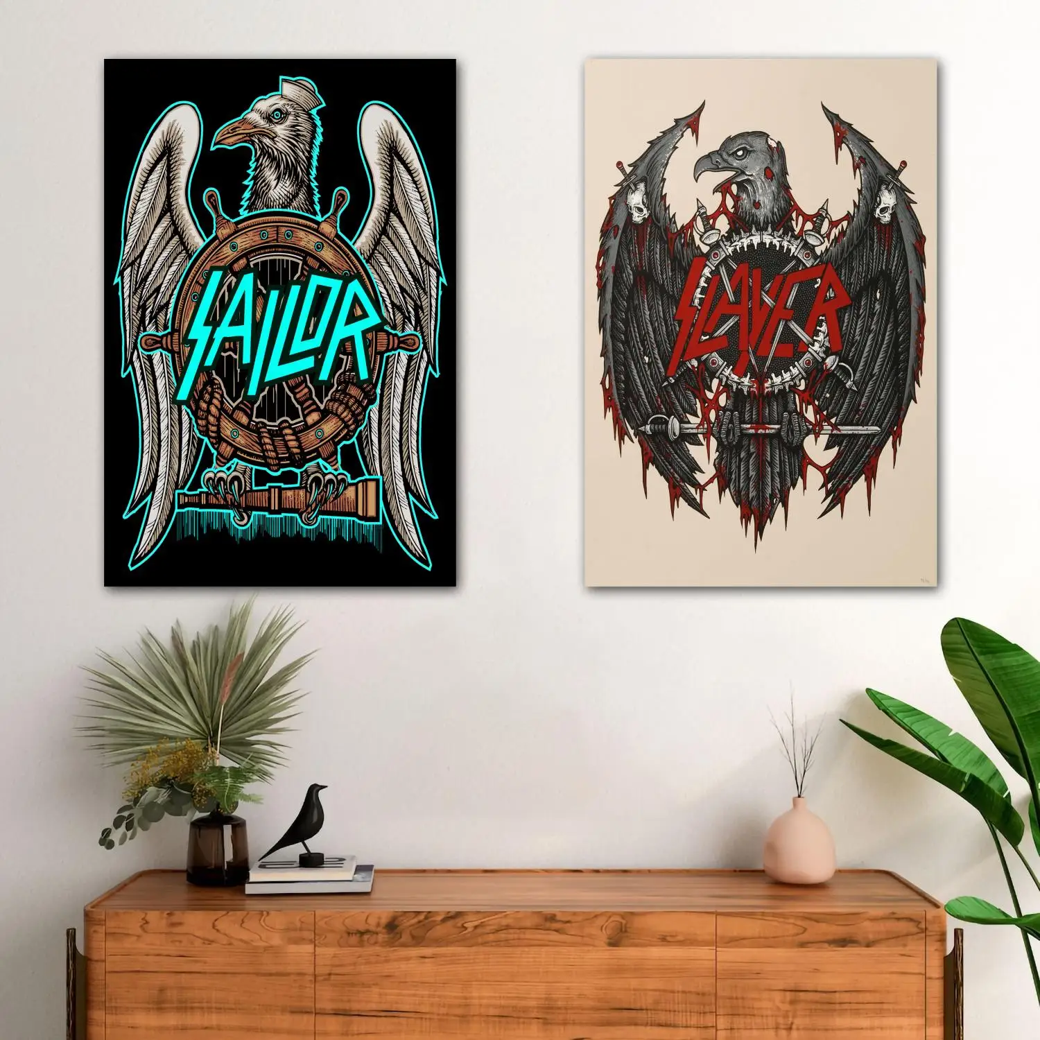 Slayer Eagle Logo Drawing