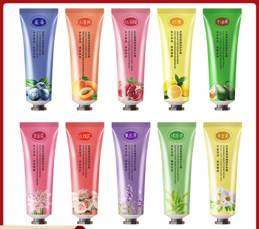 Floral-Hand-Creams-Fruity-Fragrance-30g-Set-Moisturizing-Anti-chapped ...