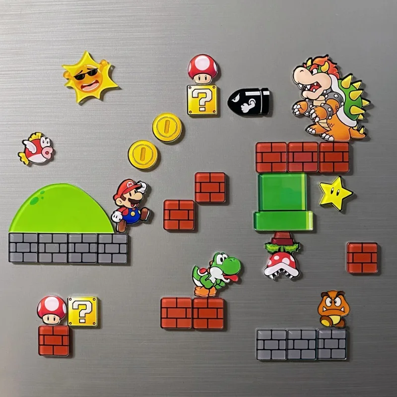 Super-Mario-Bros-Im-de-geladeira-Home-Kitchen-Conveni-ncia-Adesivo ...
