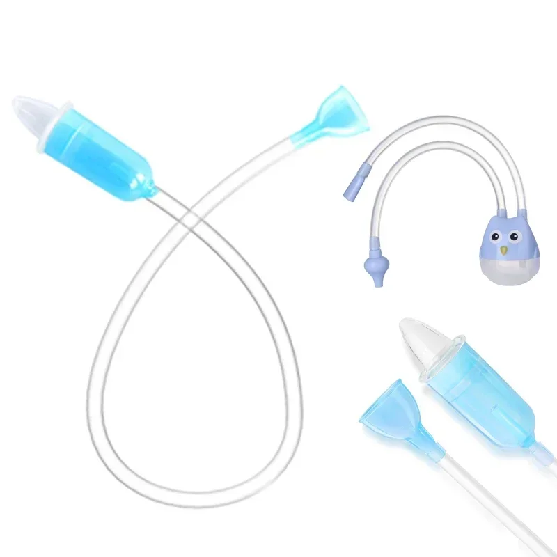 Nasal Aspirator Soft Tip Safe Sucker Newborn Baby Vacuum Suction Sick ...