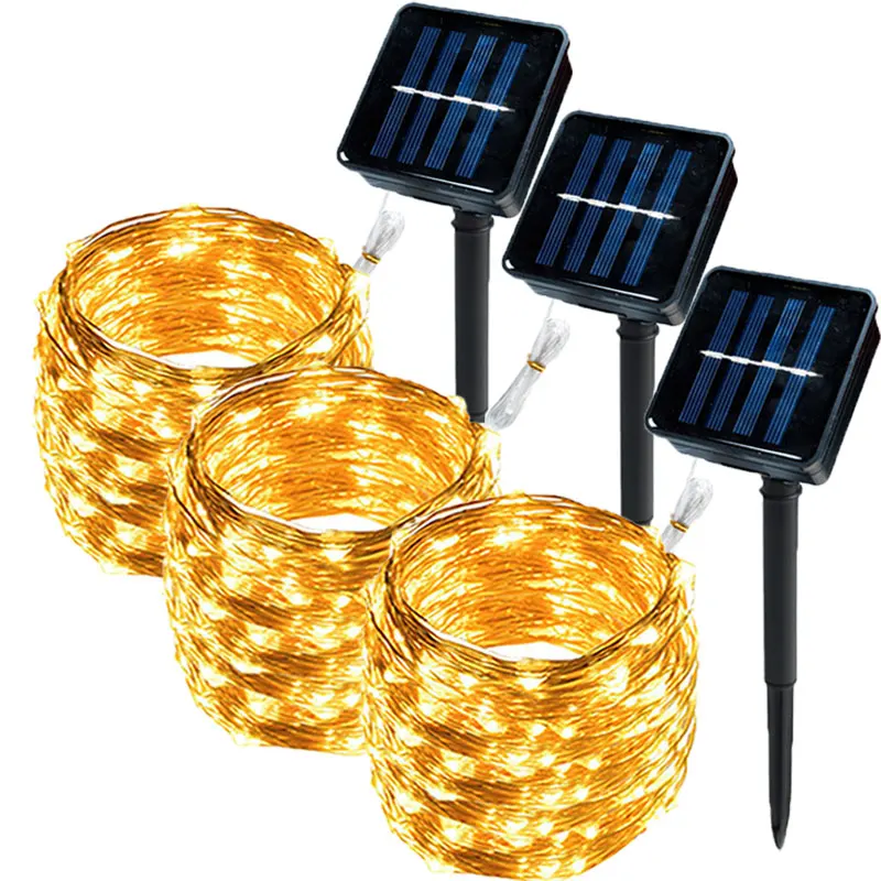 42M-400-LED-Solar-String-Lights-Outdoor-Lamp-Fairy-Lights-Waterproof ...